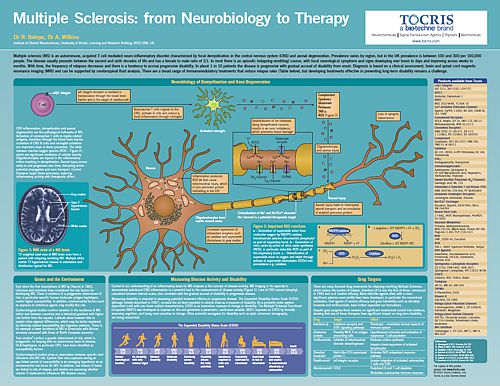 Multiple Sclerosis Life Science Poster | Tocris Bioscience